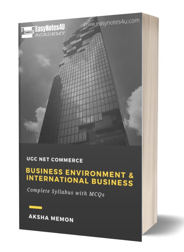 Business Environment & International Business PDF Notes ebook - UGC NET ...