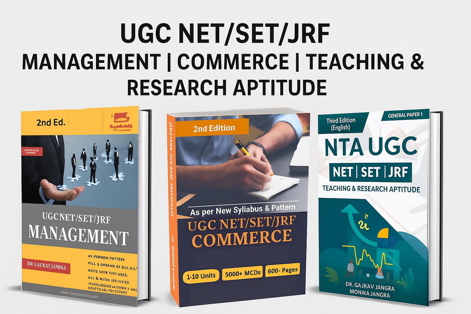 Latest & Updated Printed Books for NTA UGC NET 2025 | Paper 1, Paper 2 ...